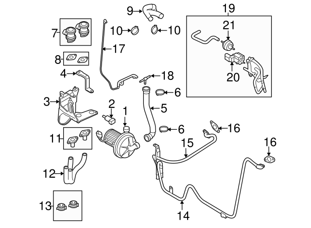 2001-2018 Audi Valve 079-131-101-AR | Audi USA Parts