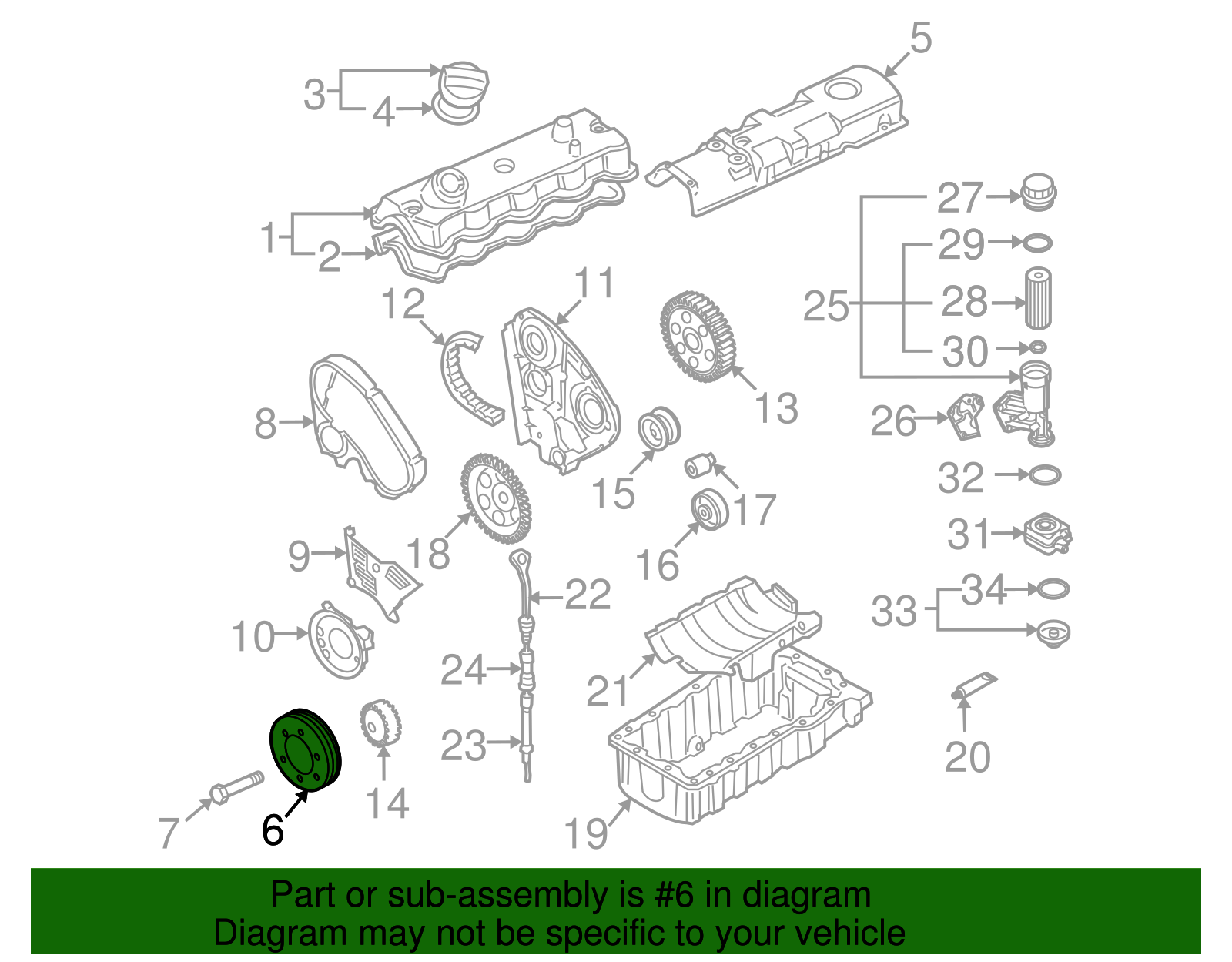 1998-2015 Volkswagen Vibration Damper 038-105-243 | Retail Performance ...