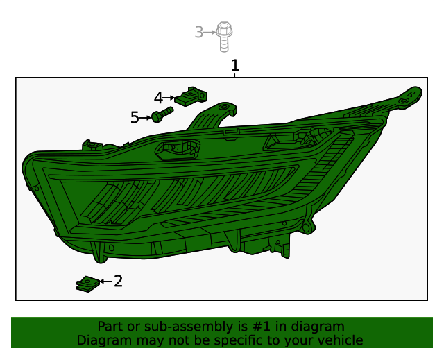 33150-THR-A42 - Headlamp Assembly 2024 Honda Odyssey | Honda Parts Online