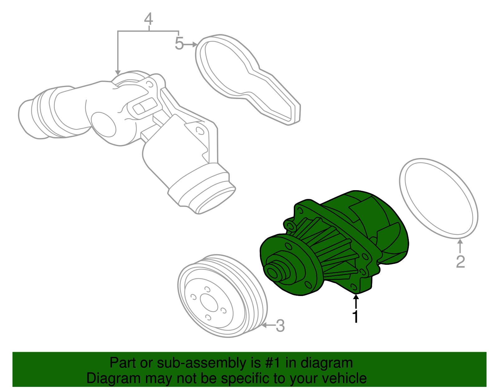 11517509985 - 1991-2006 BMW Water Pump Assembly (11-51-7-509-985) | BMW ...