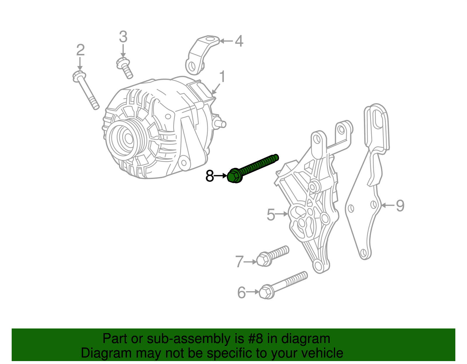 M10x1.5x89.9 Multi-Purpose Bolt (Replaces 11609602) 11546413 GM ...