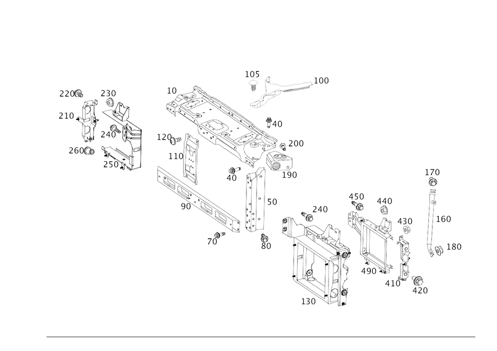 463-500-98-01 - Holder 2019-2024 Mercedes-Benz G550 | Mercedes-Benz USA ...