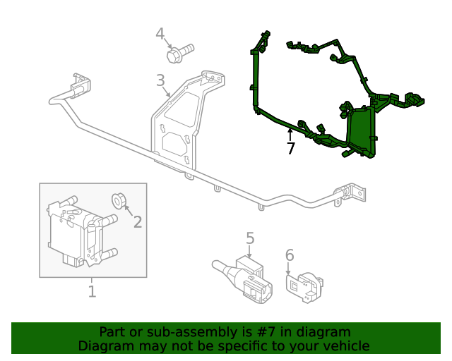 32130-TLA-A20 - Wire Harness 2017-2019 Honda CR-V | Honda Parts Online