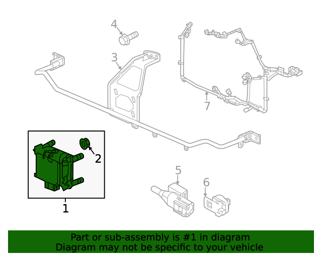 2017-2019 Honda CR-V Distance Sensor 36803-TLB-A06 | Cheaper Honda Parts