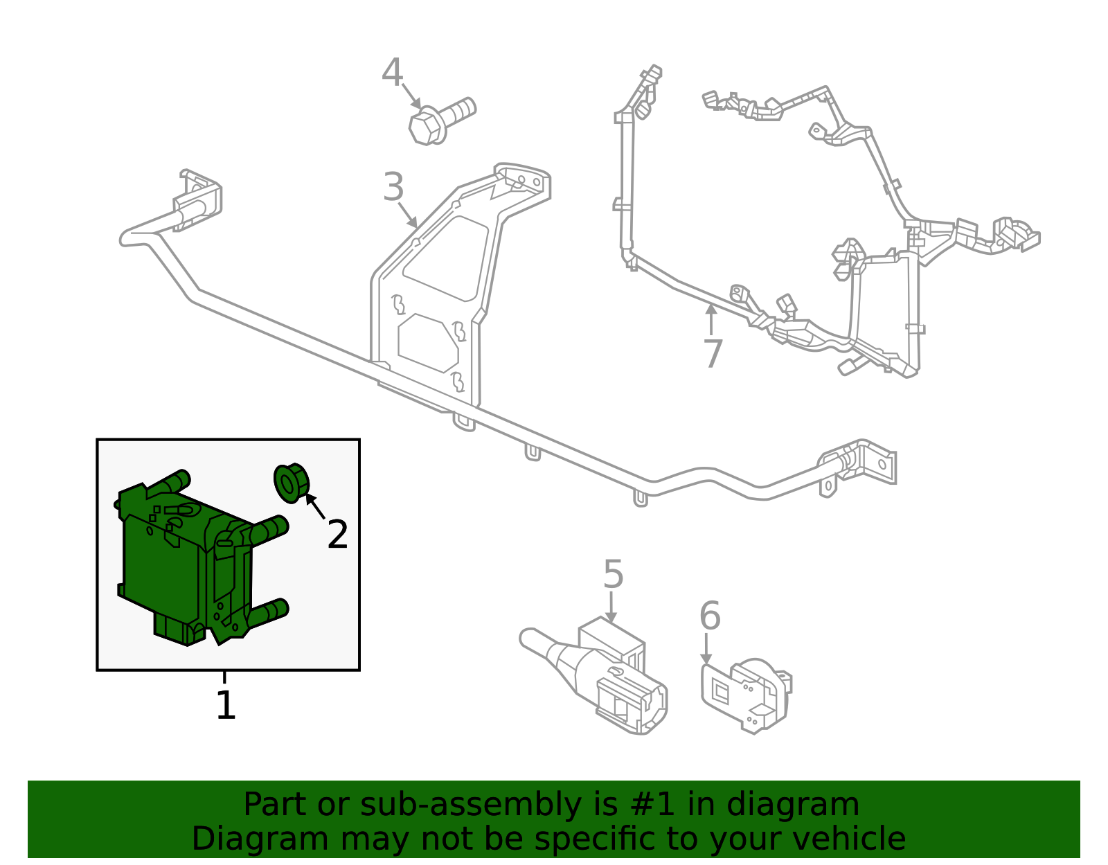 36803-TLB-A05 - Radar Assembly Milliwave - 2019 Honda CR-V | Honda Car ...