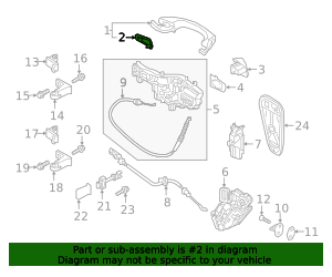 2015-2023 Volkswagen Handle, Outside Packing 5G0-837-210-B-9B9 | OEM ...