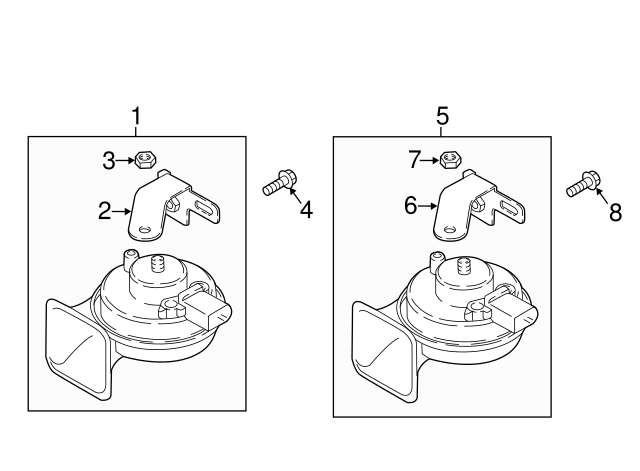 80A-951-209 - Horn 2018-2024 Audi | AutoNationParts.com