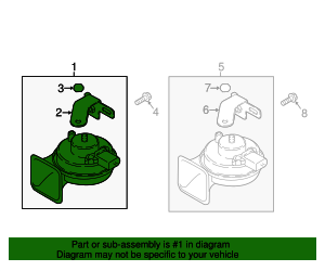 80A-951-209 - Horn 2018-2024 Audi | AutoNation Parts