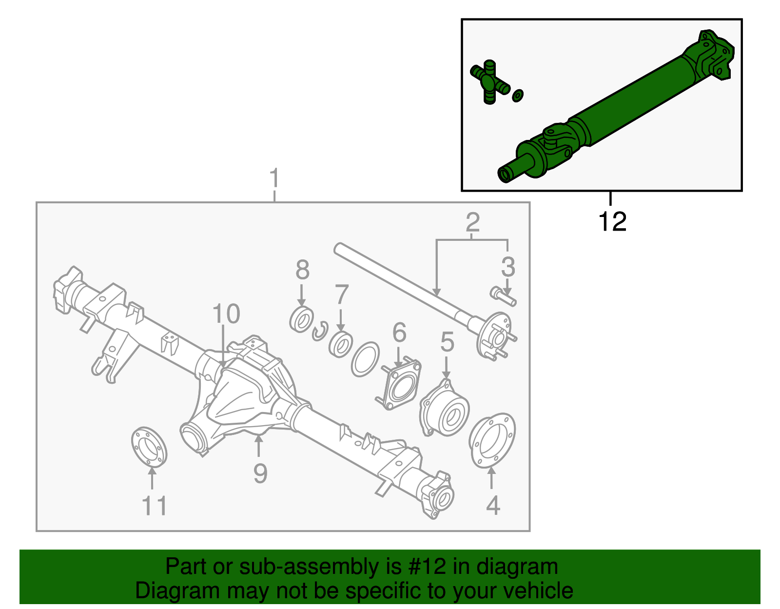 37300-9BT1A - Drive Shaft Assembly - 2020-2023 Nissan Frontier | Nissan ...