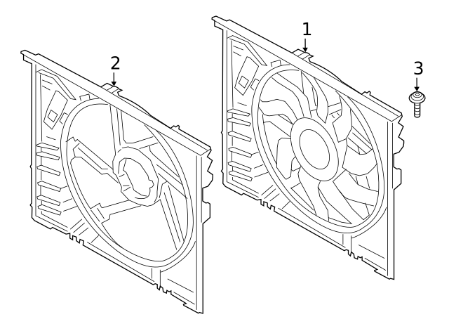 17-42-5-A53-271 - Engine Cooling Fan Shroud 2019-2024 BMW ...