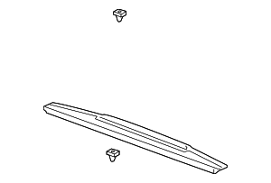 2019-2023 GM Black Pickup Box Tailgate Molding 84493626 | GMPartsDirect.com