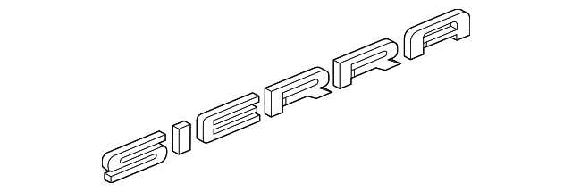 2019-2024 GMC Plate 84287337 GM | GMPartsDirect.com