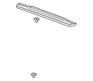 2019-2023 GM Black Pickup Box Tailgate Molding 84608904 GM ...