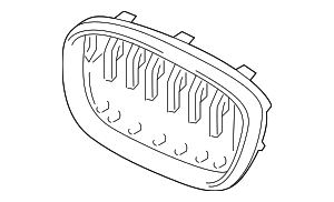 51-13-8-469-960 - Grille, front, right 2019-2021 BMW | AutoNation Parts