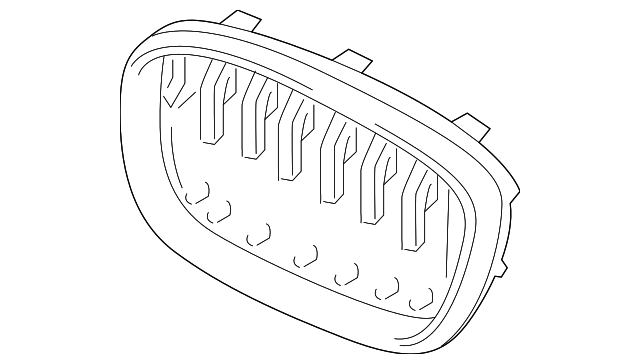 51137464921 - 2018-2021 BMW Upper Grille (51-13-7-464-921) | BMW of ...