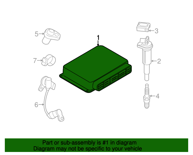 12148664660 - 2012-2018 BMW Control Module (12-14-8-664-660) | BMW of ...