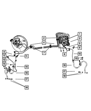 2008-2009 Mopar Anti-Lock Brake System Module 68044938AB | Mopar eStore