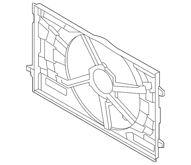 8W0-121-207-B - Shroud 2017-2023 Audi | Audi OEM Parts