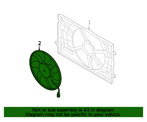8W0-959-455-T - Engine Cooling Fan Motor 2017-2025 Audi | AutoNation Parts