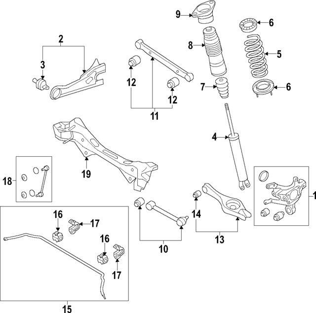 2010 Hyundai Tucson Upper Control Arm 55100-2S000 | Conicelli Hyundai