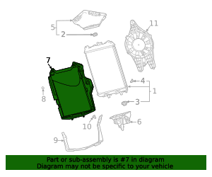2023-2024 Chevrolet Corvette Duct 84657667 | TascaParts.com