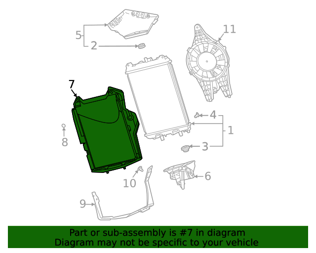 2023-2024 Chevrolet Corvette (Replaces 84888415) Air Inlet Duct ...