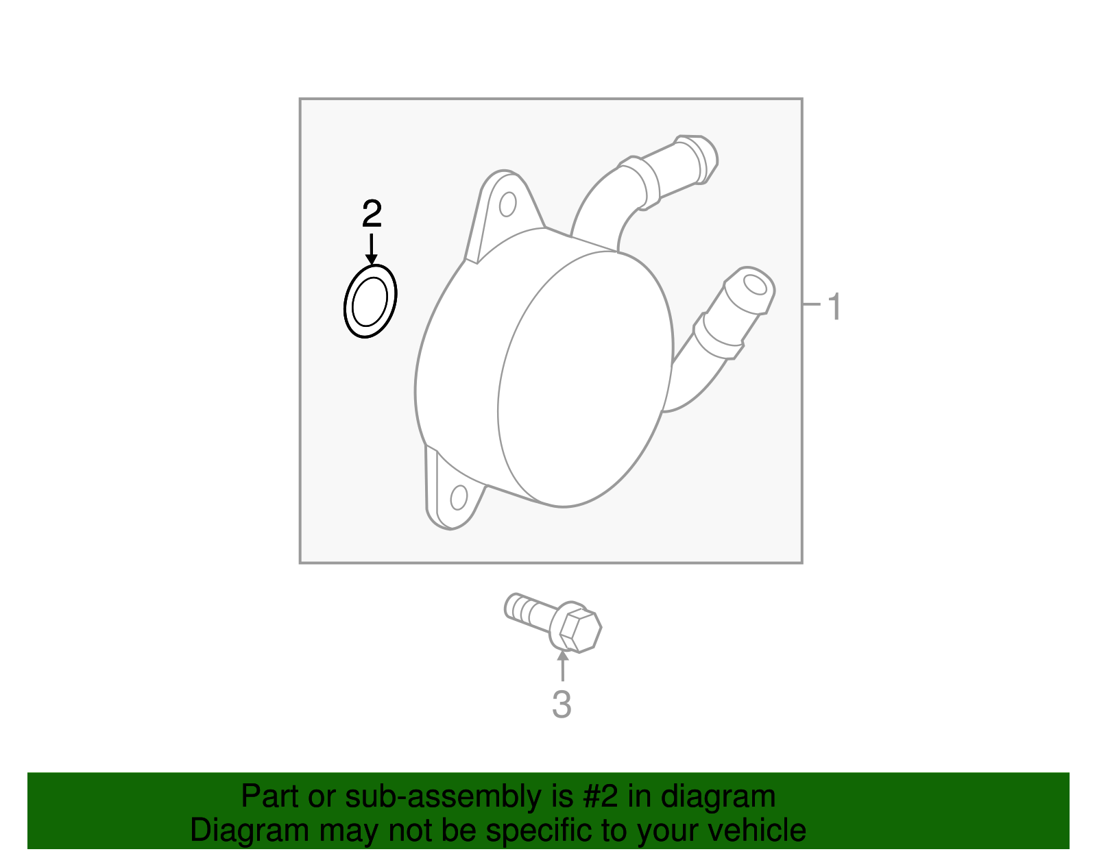 2012-2015 Scion iQ Oil Cooler O-Ring 90301-19020 | Toyota Parts Center