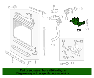 2008-2024 Lexus By-Pass Pipe 16355-38030 | OEM Parts Online