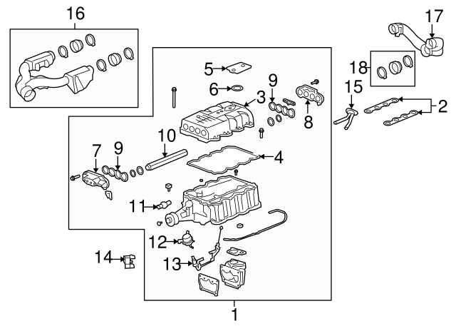 1985-2009 GM Air Cleaner Temperature Sensor 25036751 | TascaParts.com