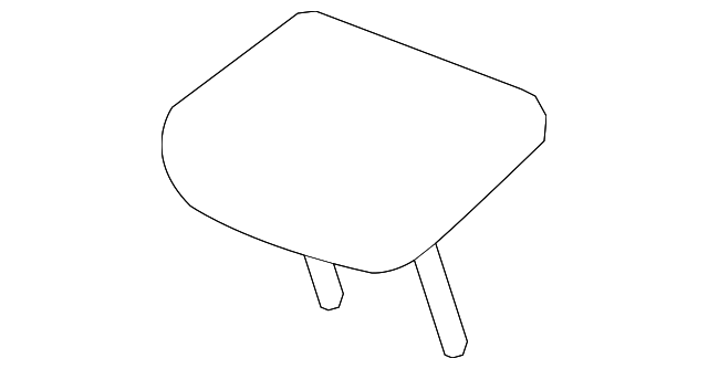 2017-2020 Nissan Rogue Headrest, Center 86460-6FV1A | OEM Parts Online