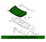 66400-Q5000 - Hood Panel 2021-2025 Kia Seltos | Kia.Parts Store