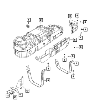 2020-2024 Ram 1500 Classic Fuel Tank 68518028AB | Mopar eStore