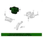 2013-2018 Ram Motor Mount 68290111AA | TascaParts.com