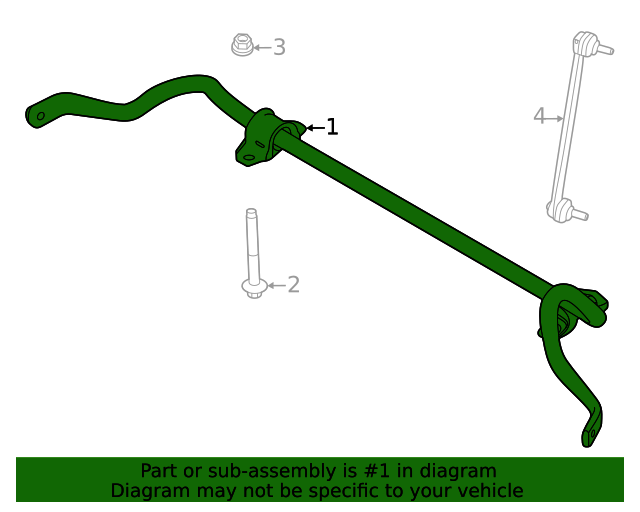 Genuine OEM Stabilizer Bar Part# LR133192 Fits 2020-2021 Land Rover: Up ...