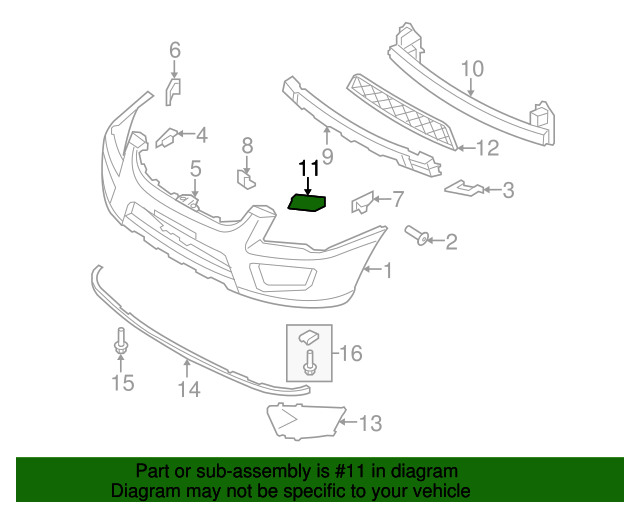 2009-2010 Kia Sportage Center Bracket - Passenger Side (RH) 86572-1F500 ...