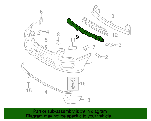 86520-1F500 - Absorber 2009-2010 Kia Sportage | Kia.Parts Store