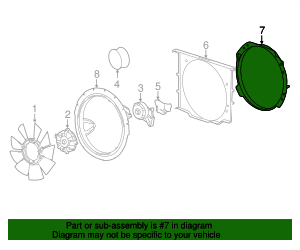 2017-2019 GM Fan Shroud 23208449 | GMPartsDirect.com
