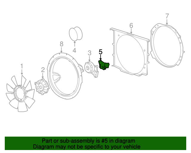2017-2019 GM Spacer 12674127 | GMPartsDirect.com