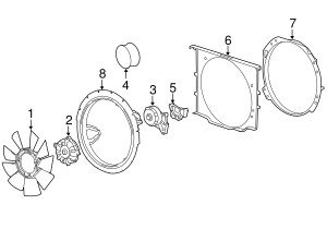 2015-2021 GM Fan Pulley Cover 12647745 | TascaParts.com