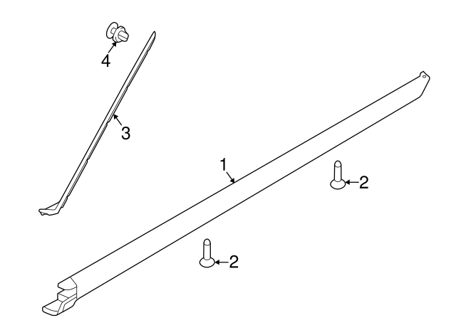 2015-2023 Land Rover Discovery Sport Pillar Molding LR061136 | OEM ...
