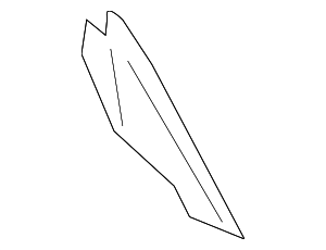 53155-47010 - Side Seal - 2016-2022 Toyota | OEM Genuine Toyota Parts