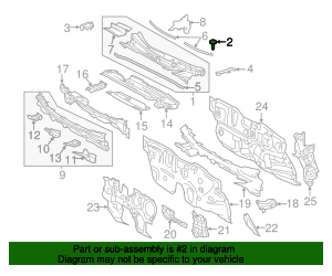 90467-09242 - Cowl Grille Clip - 2016-2024 Toyota | OEM Genuine Toyota ...