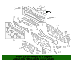 90467-09242 - Cowl Grille Clip - 2016-2024 Toyota | OEM Genuine Toyota ...