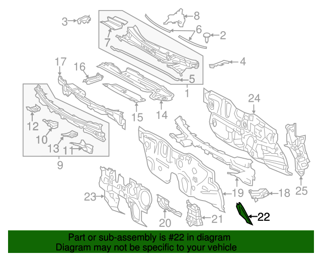 53155-47010 - Side Seal - 2016-2022 Toyota | OEM Genuine Toyota Parts