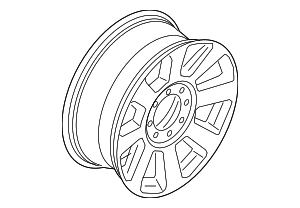 2017-2022 Ford Wheel, Alloy HC3Z-1007-J | Varsity Ford