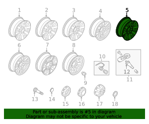 HC3Z-1007-L - Wheel, Alloy 2017-2022 Ford | Ford Parts Direct