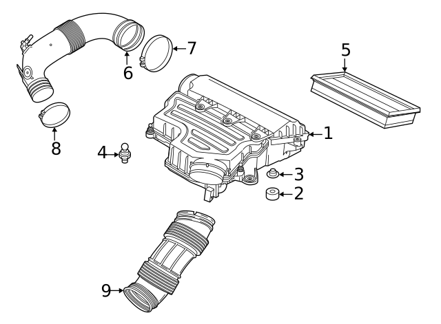 2019-2023 Mopar Air Filter 68377763AA | TascaParts.com