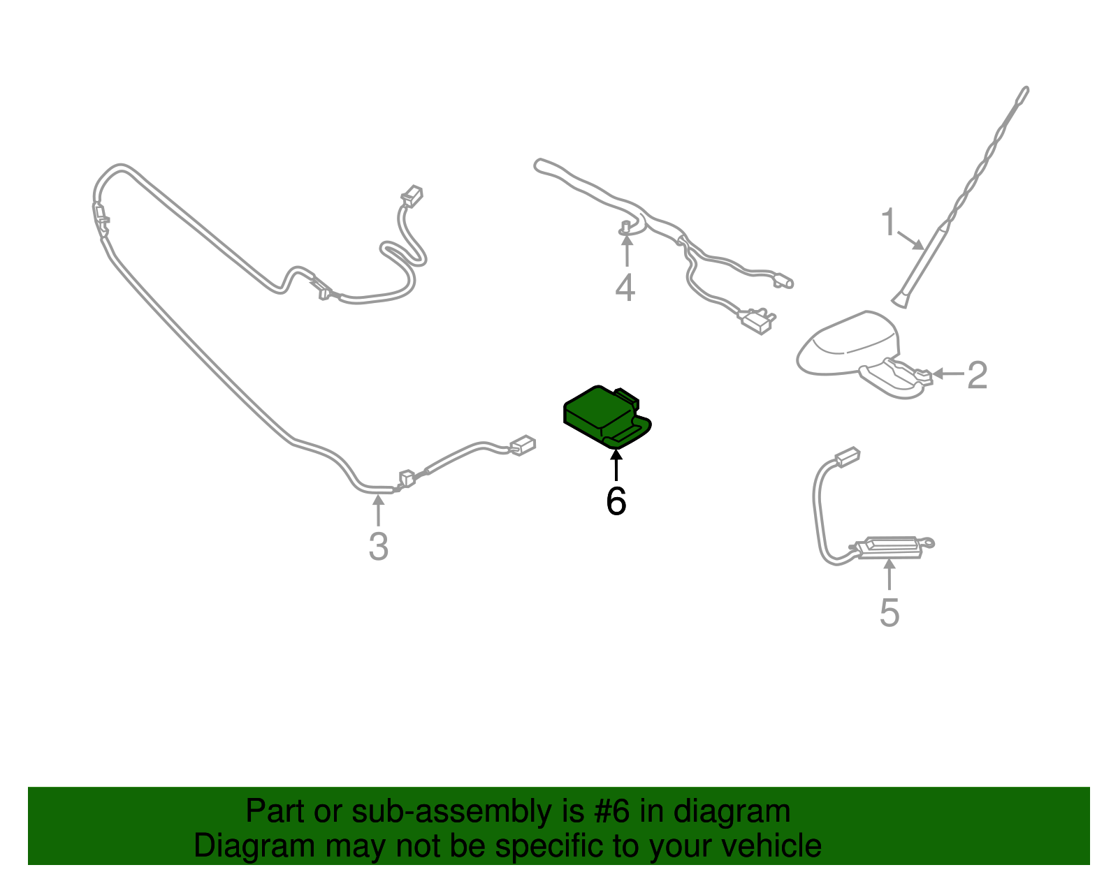 DG9Z-10E893-D - GPS Antenna 2013-2024 Ford | AutoNation Parts