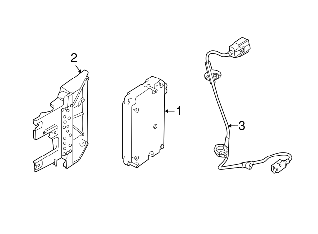 2009-2012 Ford Module Bracket 9L8Z-14A301-A | OEM Parts Online