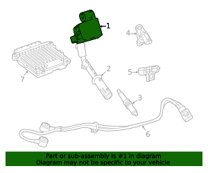 276-906-12-01 - Coil 2015-2023 Mercedes-Benz | Mercedes-Benz USA Parts